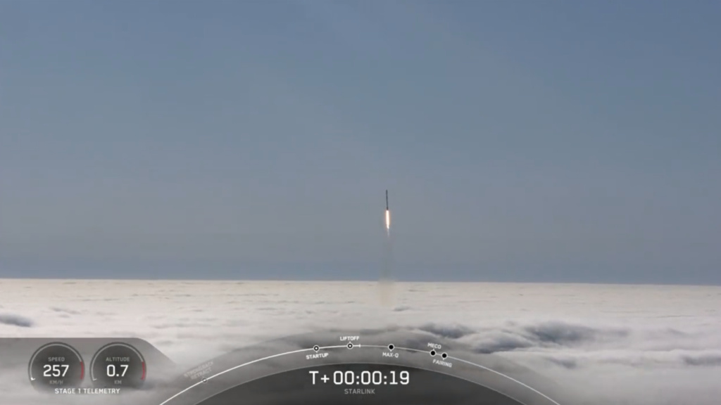 SpaceX Launches First Group of Starlink's Third Shell