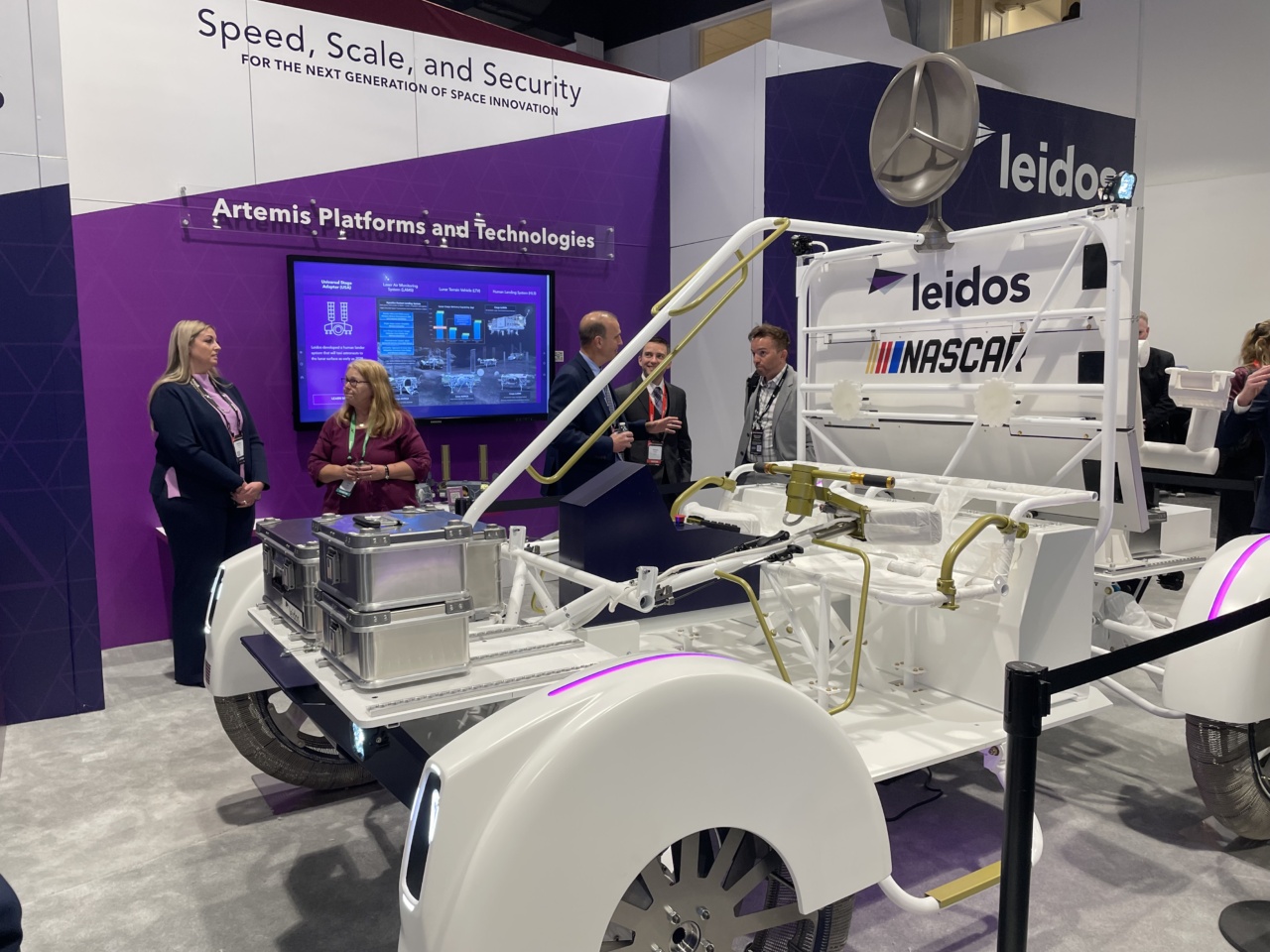 Leidos, NASCAR Head to the Moon
