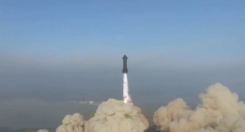 Starship Lifts Off in Historic Launch, Clearing Max Q Before Exploding ...
