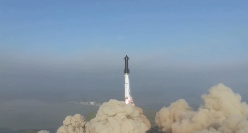 Starship Lifts Off in Historic Launch, Clearing Max Q Before Exploding ...