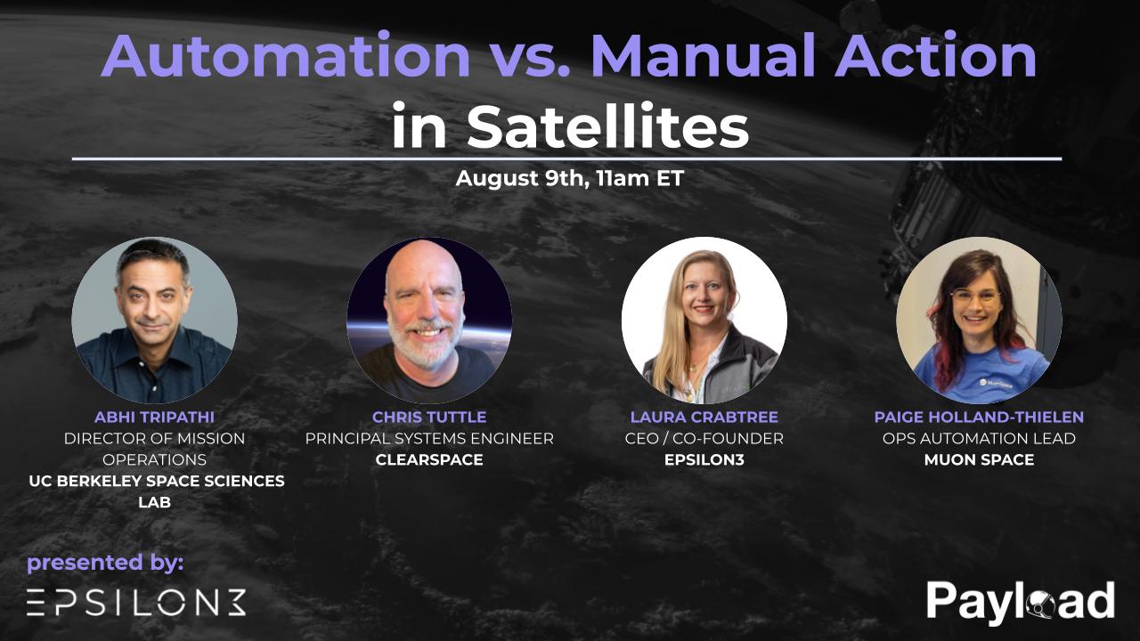 Automation vs. Manual Action in Satellites - Payload