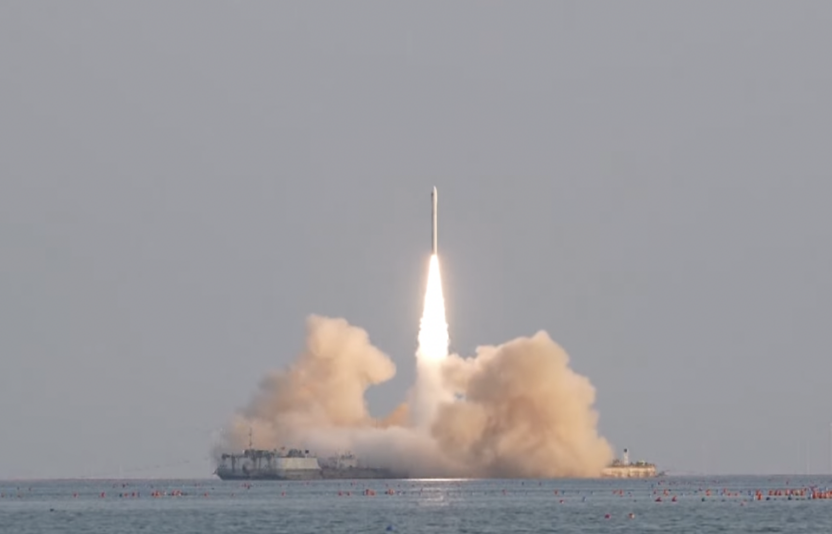 China’s Galactic Energy Launches Rocket from the Sea