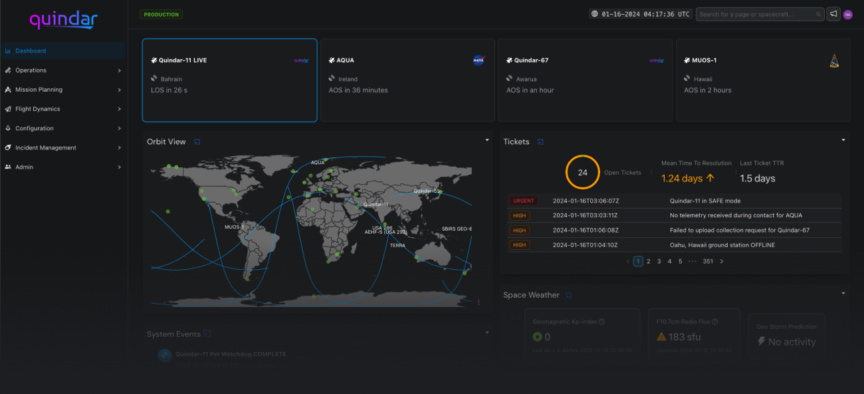 Quindar Raises $6M Seed Extension and Partners with KSAT