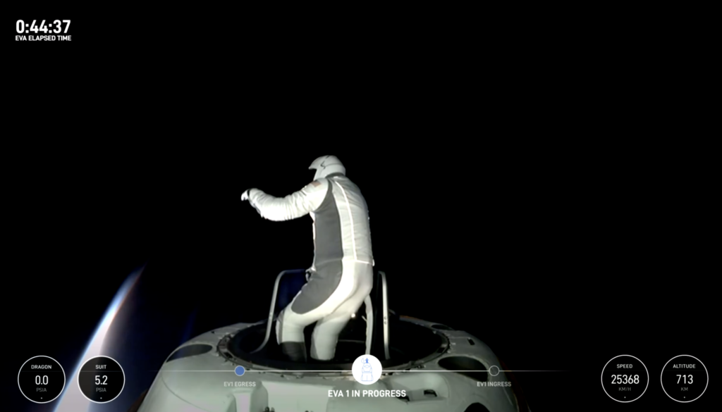 Spacex Polaris Dawn Crew Completes The First Commercial Spacewalk Payload