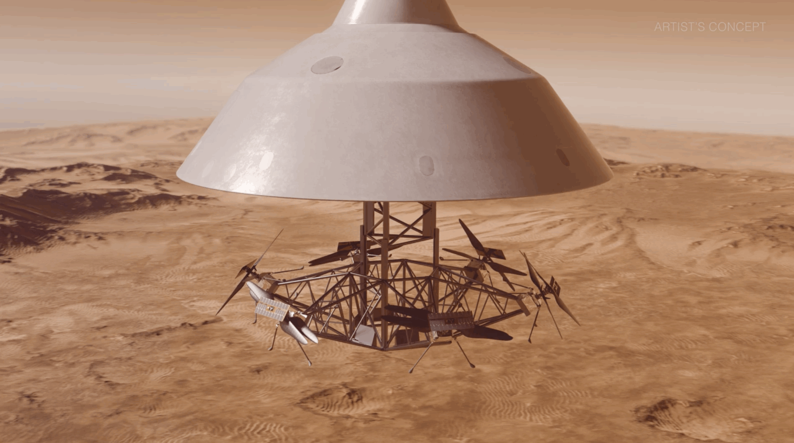 Will NASA’s Next Mars Mission Be A Fleet of Helicopters?