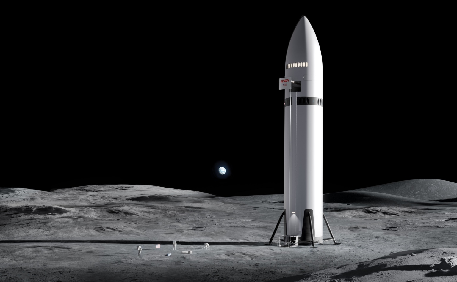 Artemis III Astronauts Will Meet SpaceX, Blue Origin Landers in Earth Orbit