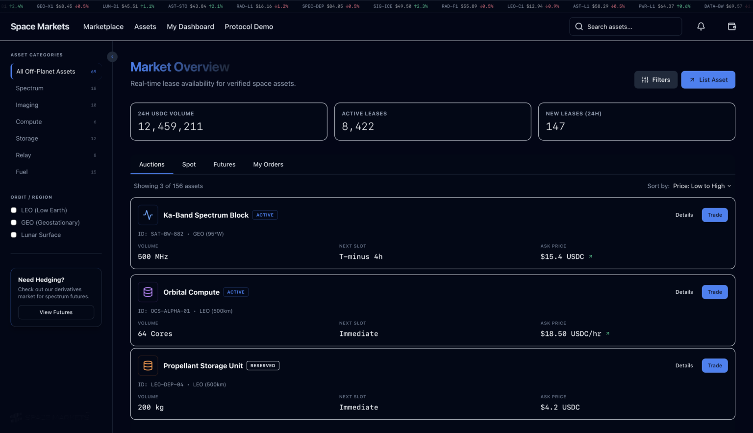 Space Markets Emerges From Stealth With Coinbase Ventures Investment
